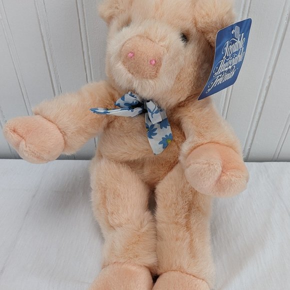 Walmart | Toys | Walmart Loveable Huggable Friends Pig Plush Stuffed ...